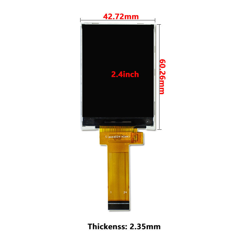 Industrial 2.4 Inch TFT Display High Resolution Custom 2.4 Inch LCD Display