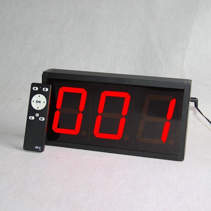4 Inch 3 Digit LED Digital Tube Display Wireless Remote Digital Counter 4 Inch 3 Digit LED Digital Tube Display Wireless Remote Digital Counter